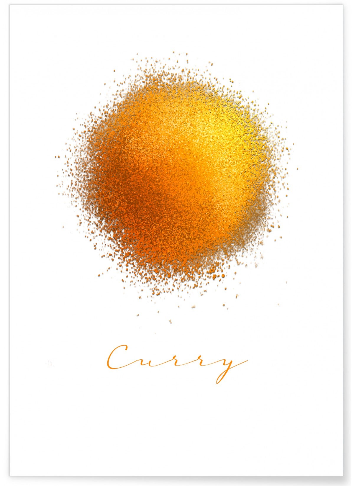 Affiche Curry - Format A3 - | Leroy Merlin