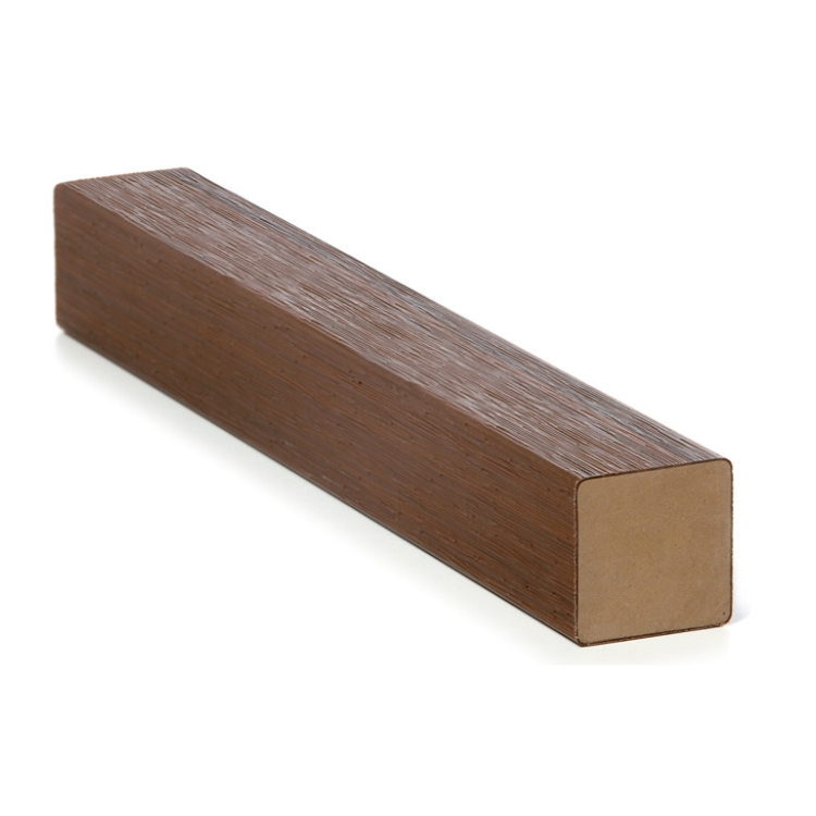 4 listones sólidos de WPC Urban Wall color Ipé 40x40x1200 mm | Leroy Merlin