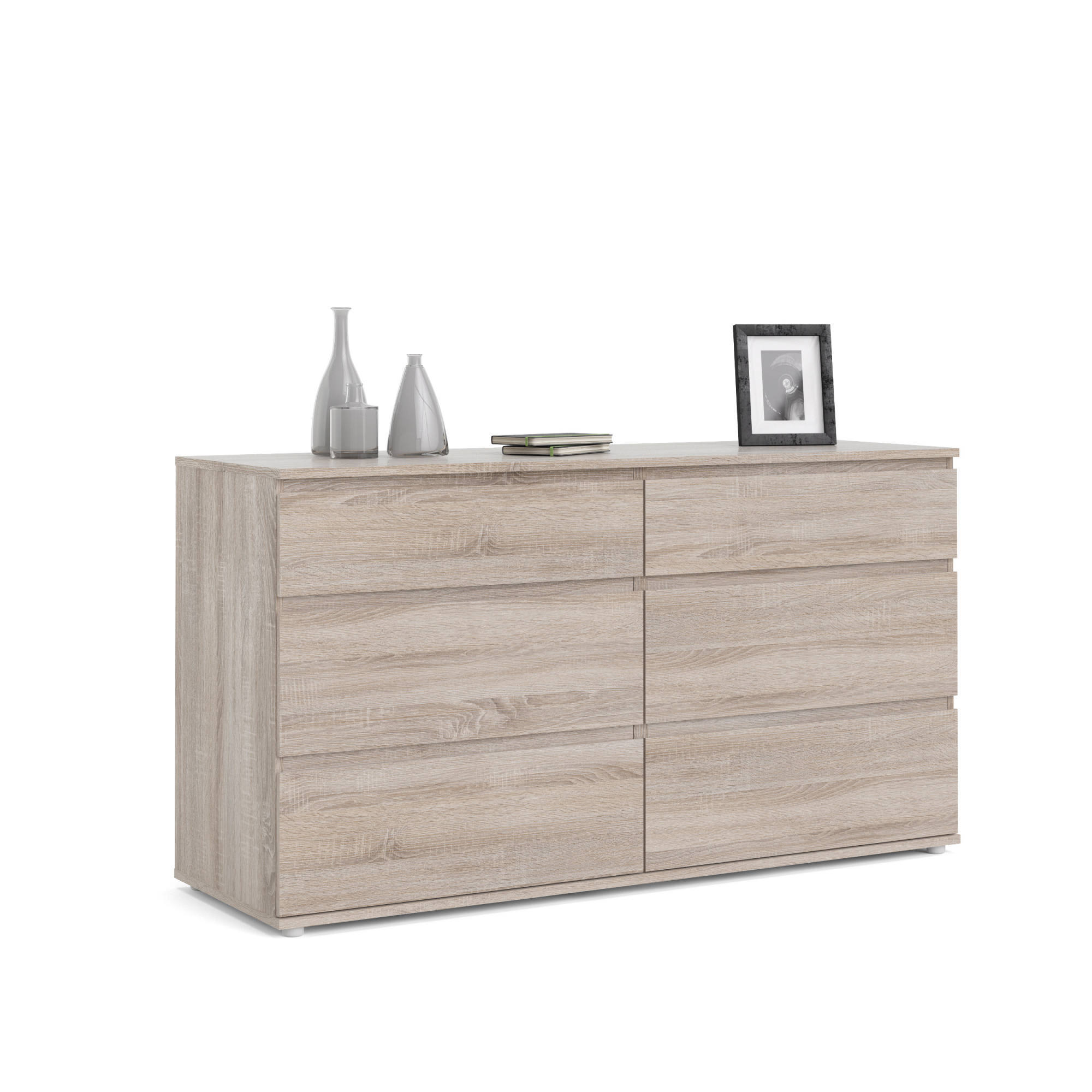 Commode, couleur marron, 153,4 x 83,7 x 50 cm | Leroy Merlin