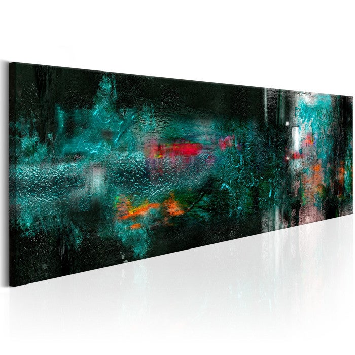 Tableau Imprimé "Turquoise Power" 40 x 120 cm | Leroy Merlin