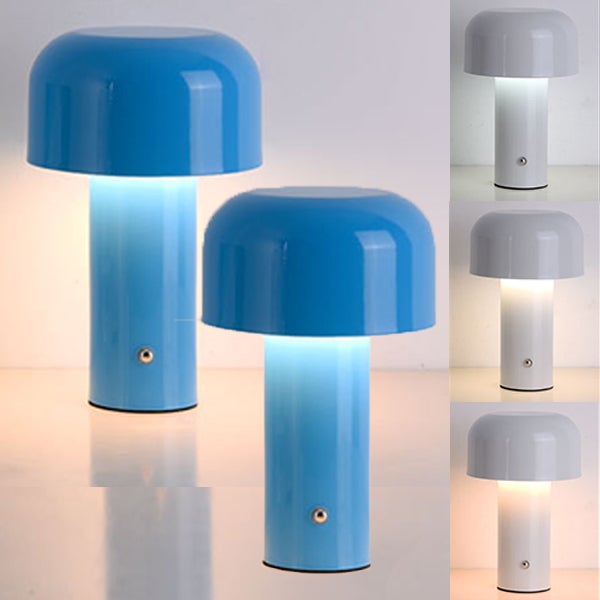 2 pièces lampe de bureau rechargeable usb, lampe de bureau champignon ...