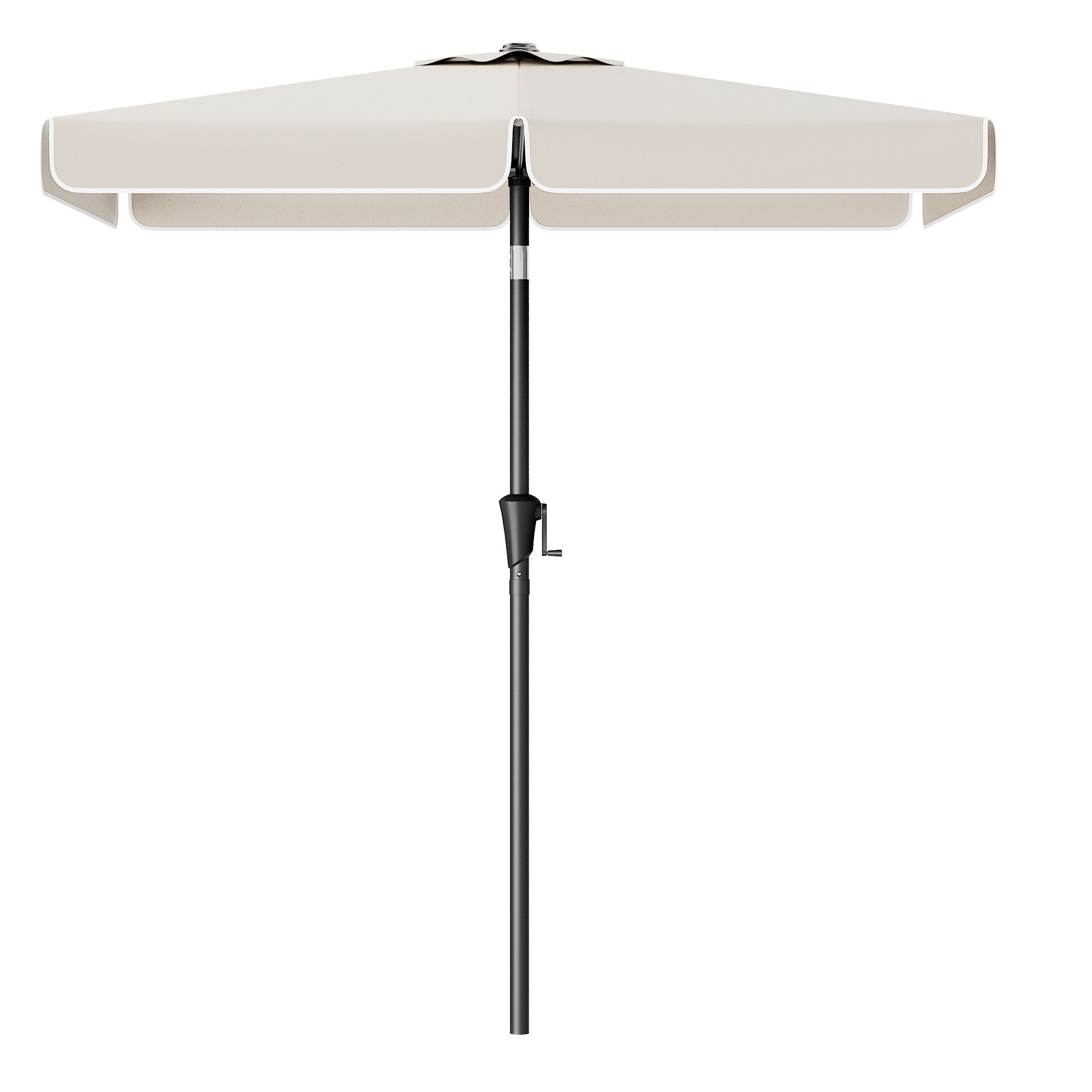 Parasol rectangulaire 200 x 150 cm, protection solaire UPF 50+, pliable ...