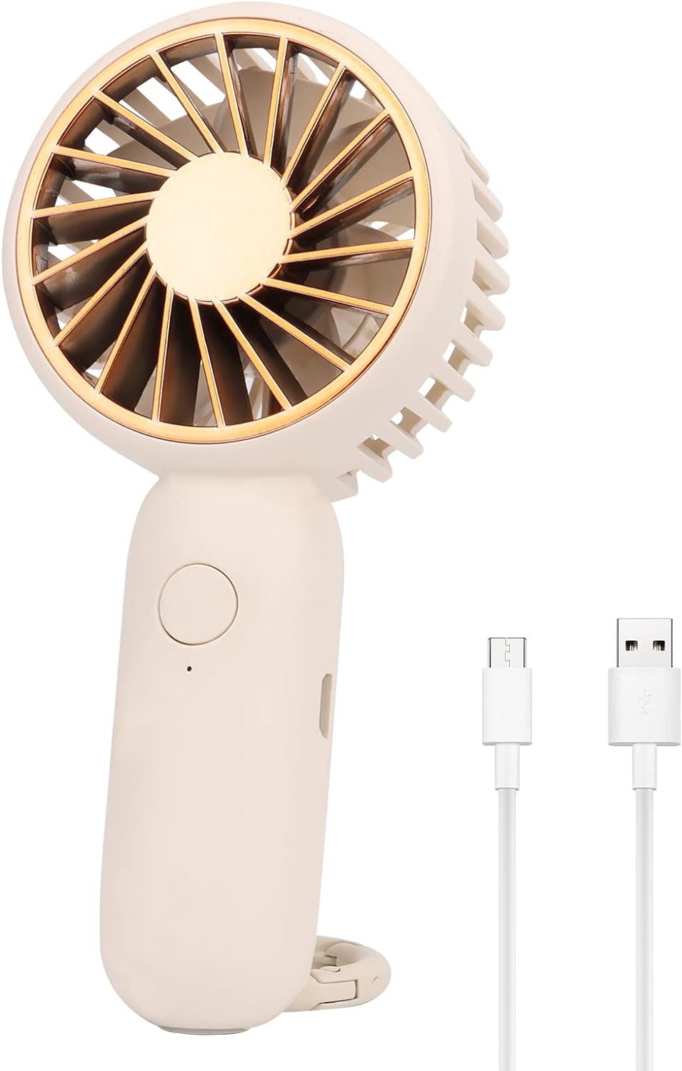 Mini Ventilateur avec Cochet, USB Ventilateur de Poche Portable, Petit ...