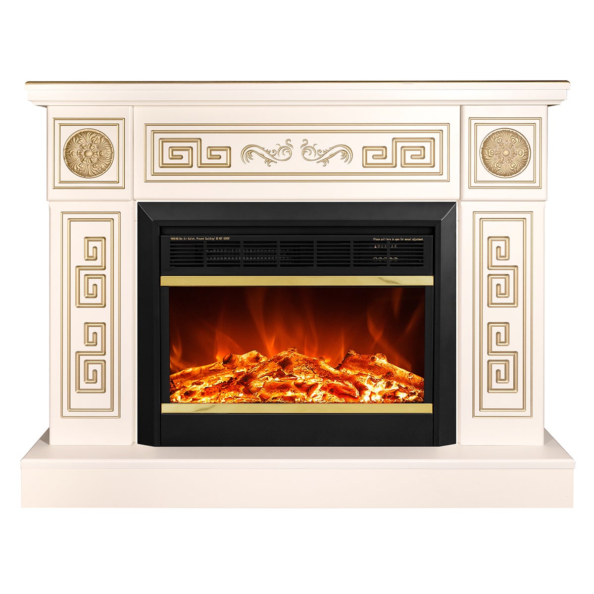 Cheminée électrique Latifa & Mars Art Flame, 870 x 1100 x 300 mm, 1500 ...