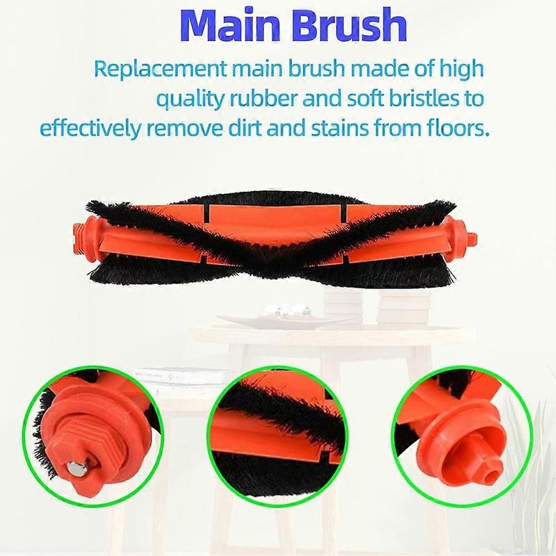 Kit d'accessoires de rechange pour aspirateur robot V8 Pro : brosse ...