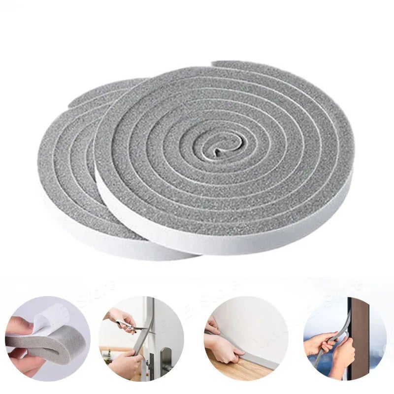 Joint d'isolation en mousse auto-adhésive 10 mm x 15 mm x 2 m Joint ...