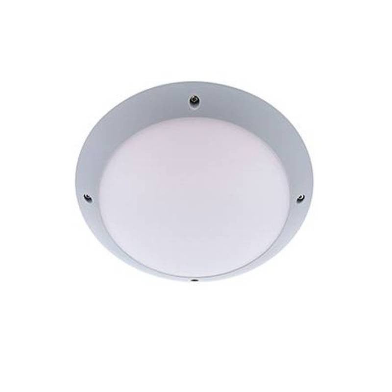 Hublot Mini Timy Sensor Indigo - Murale ou plafonnier - E27 - Gris - IP66 | Leroy Merlin