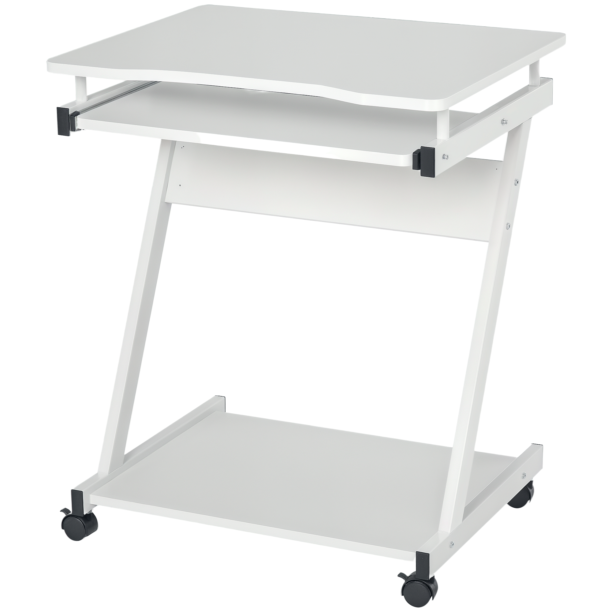 Bureau Informatique Roulant - Bureau Mobile - Table d'ordinateur ...
