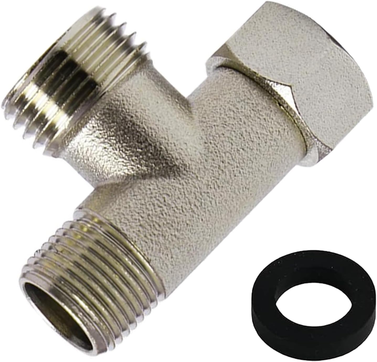 Válvula de 3 vías, conexión en T de 3/8" y 1/2" de pulgada para agua ...