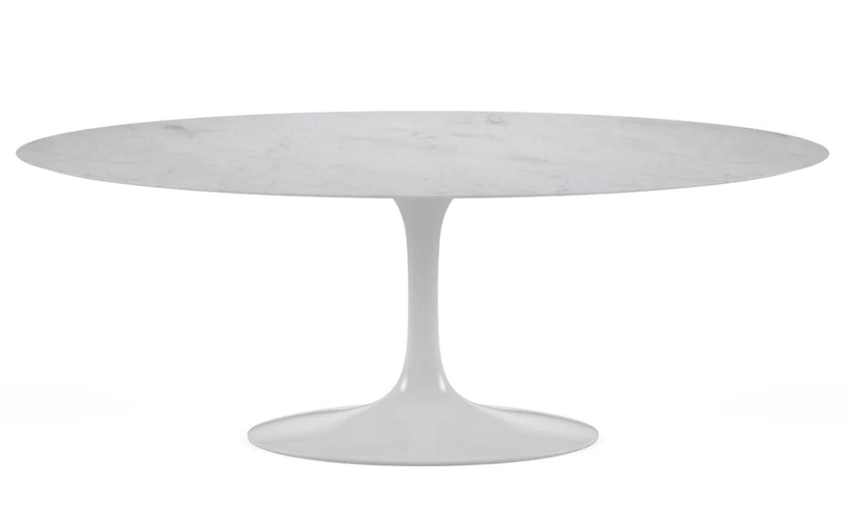 Table ronde tulipe plateau en marbre - Collection-Plateau Marbre blanc ...