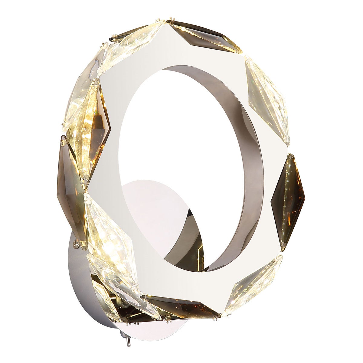 Globo - applique murale - Karilion - chrome - métal - LED - 67318W ...