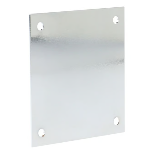 Plaque inox - Non percée Argent 50 Borgne | Leroy Merlin