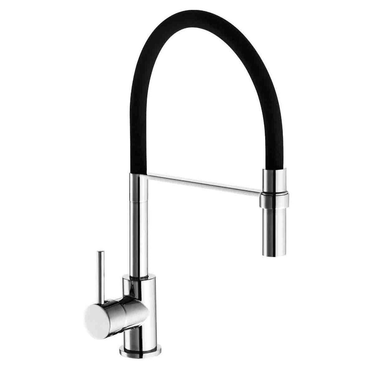IDRO-BRIC SCARUB0703NE robinet Noir, Chrome | Leroy Merlin
