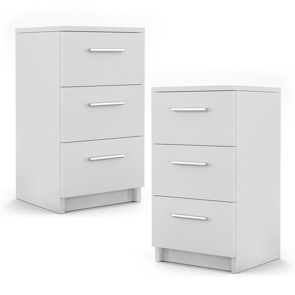 Vicco Comodini camera da letto , Bianco, 38 x 66 cm Set di 2 | Leroy Merlin