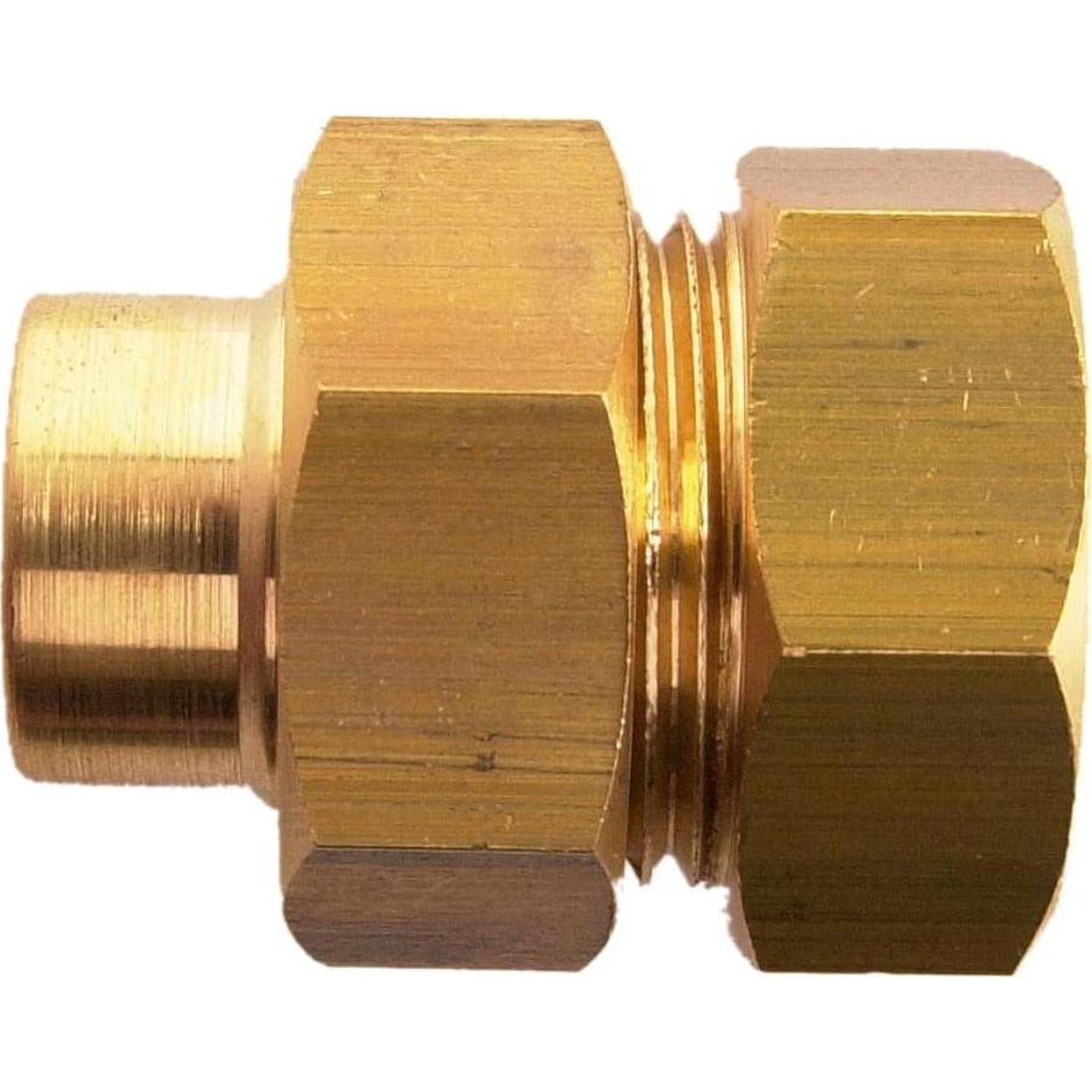 PACK oferta : 10 Uniones 3 piezas plomería cónica soldadura de latón ...
