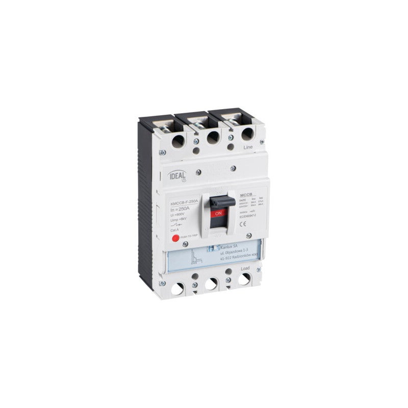 Disjoncteur compact MCCB KMCCB - 250A - IP20 - 380/415V - Protection ...