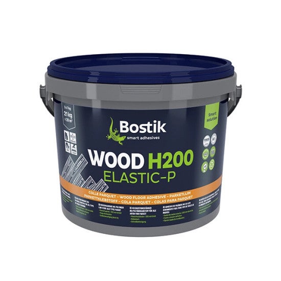 Colle parquet Wood H200 Elastic-P BOSTIK en seau de 21kg - 30616473 ...