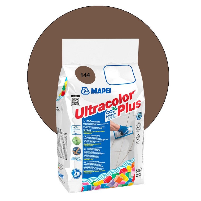 Joint de carrelage ULTRACOLOR PLUS MAPEI - 144 Chocolat - 5 Kg | Bricoman