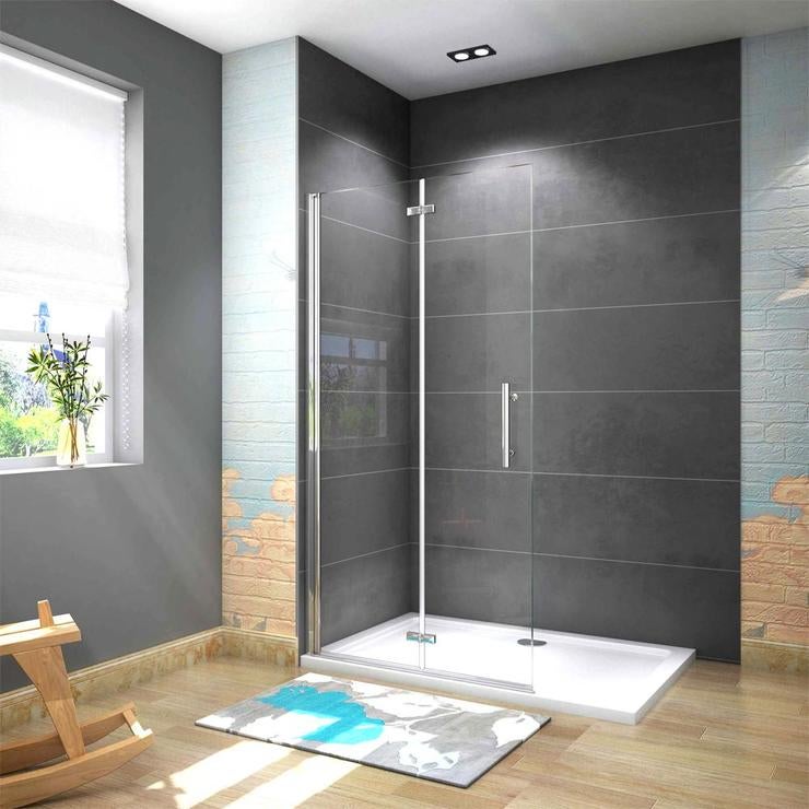 Aica Paroi De Douche Pliante 95x185cm En 6mm Verre Anticalcaire Paroi ...