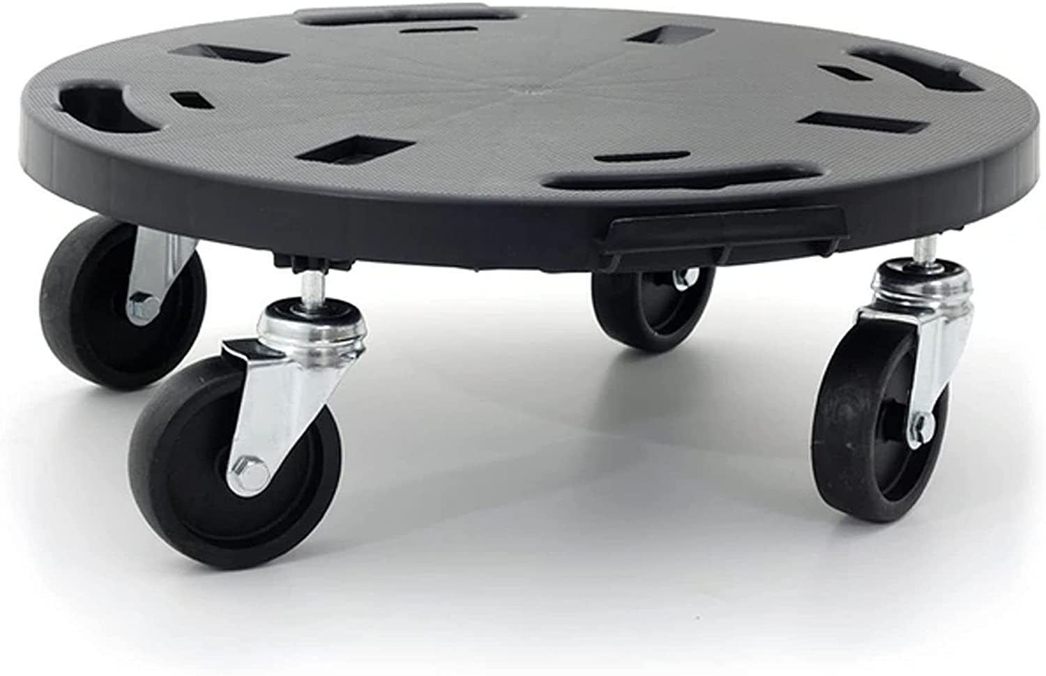 Plataforma redonda con ruedas, en polipropileno. dimensiones 400x400x h ...