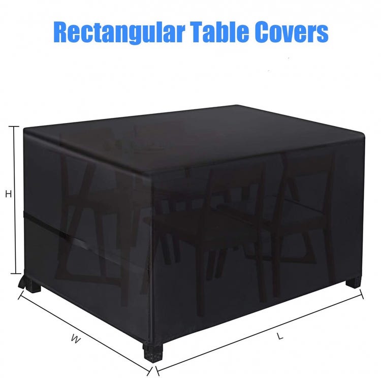 Funda protectora impermeable para muebles de jardín, tejido Oxford 210D ...