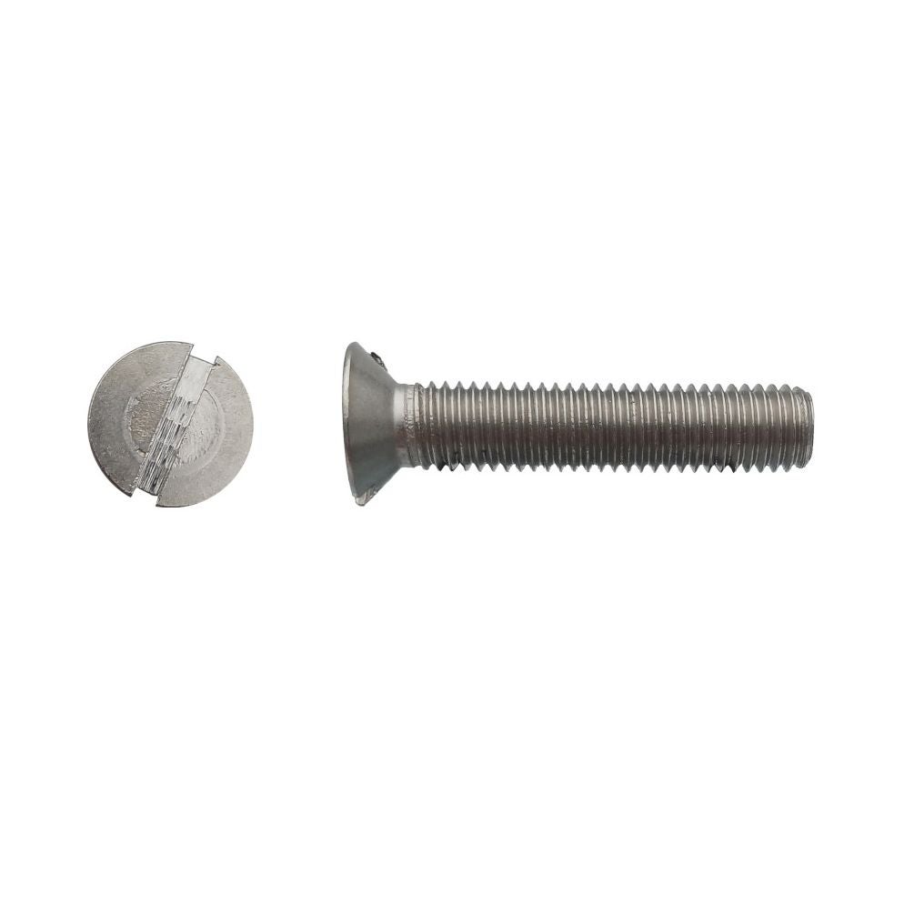 200 Vis Métaux Tête Fraisée Fendue 3 x 10 mm - DIN 963 - Inox A4 - D ...