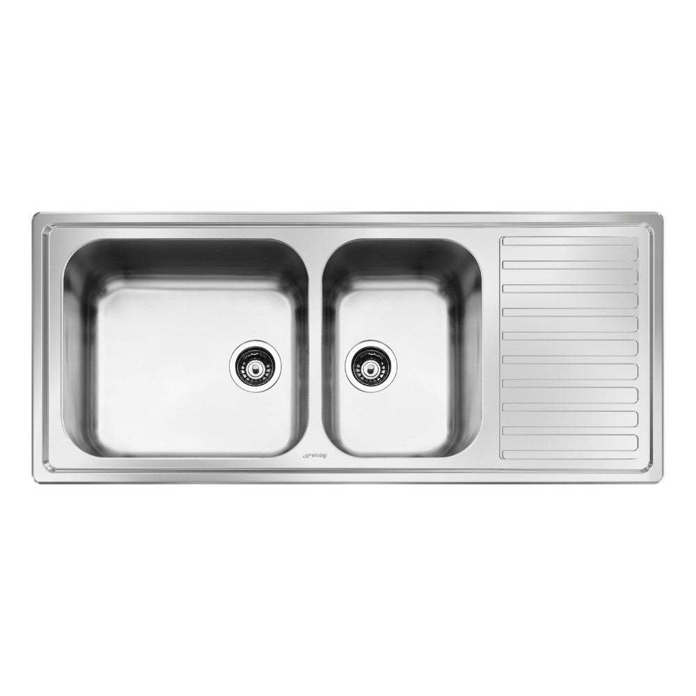 Lavello inox 116x50 cm | Leroy Merlin