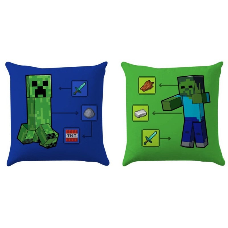 Cojin 35 x 35cm minecraft - NEW IMPORT - (Código:, EAN:) | Leroy Merlin