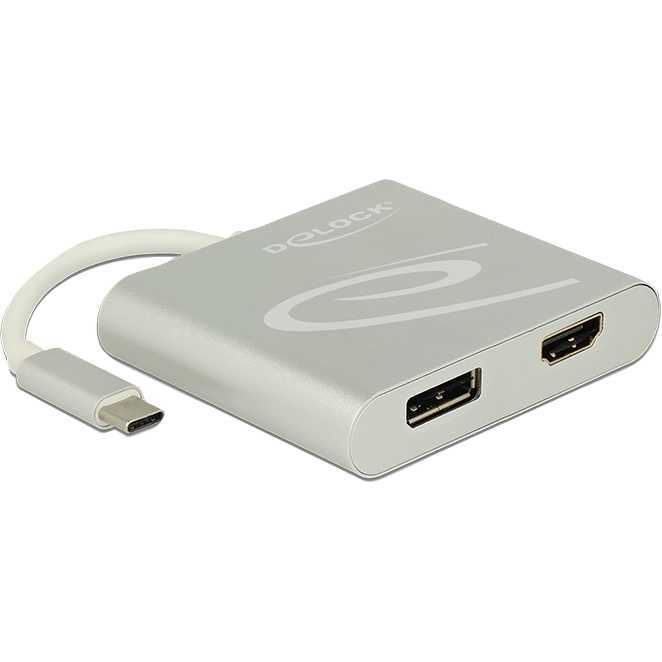 Divisor premium USB-C a HDMI y DisplayPort con modo DP Alt (4K 30 Hz ...