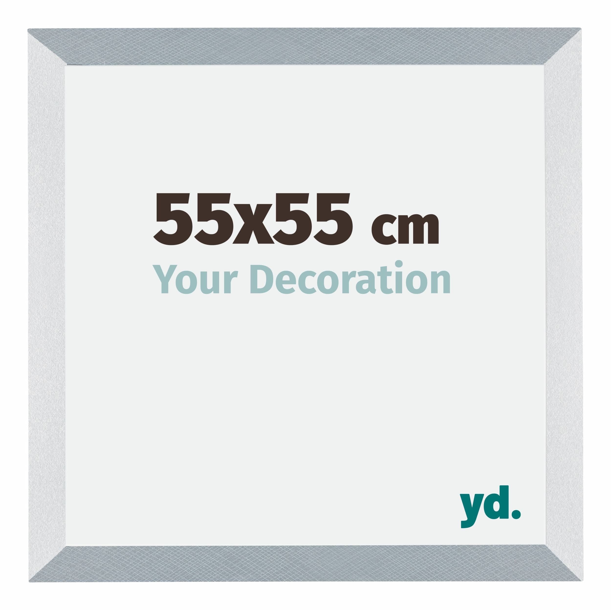 Yd. Cadre photo 55x55 cm - Aluminium Brosse - MDF - Mura | Leroy Merlin