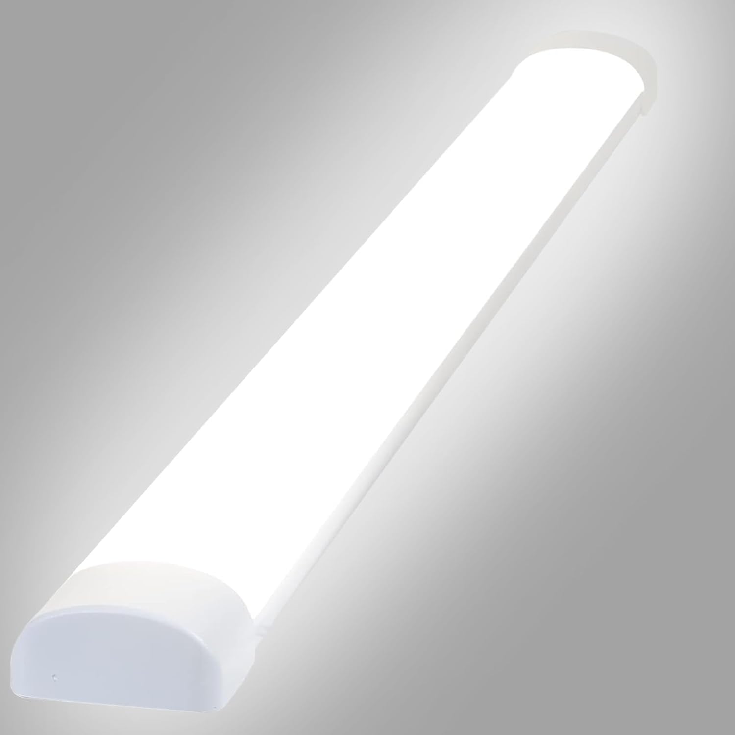NETTLIFE Lámpara de techo LED 120 CM 36W Tubo de luz para habitación húmeda 4000K Lámpara de ...