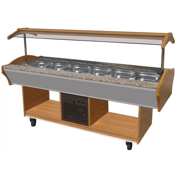 Buffet Froid Professionnel de 3 à 6 Bacs GN 1/1 - Combisteel - l220- L0 ...