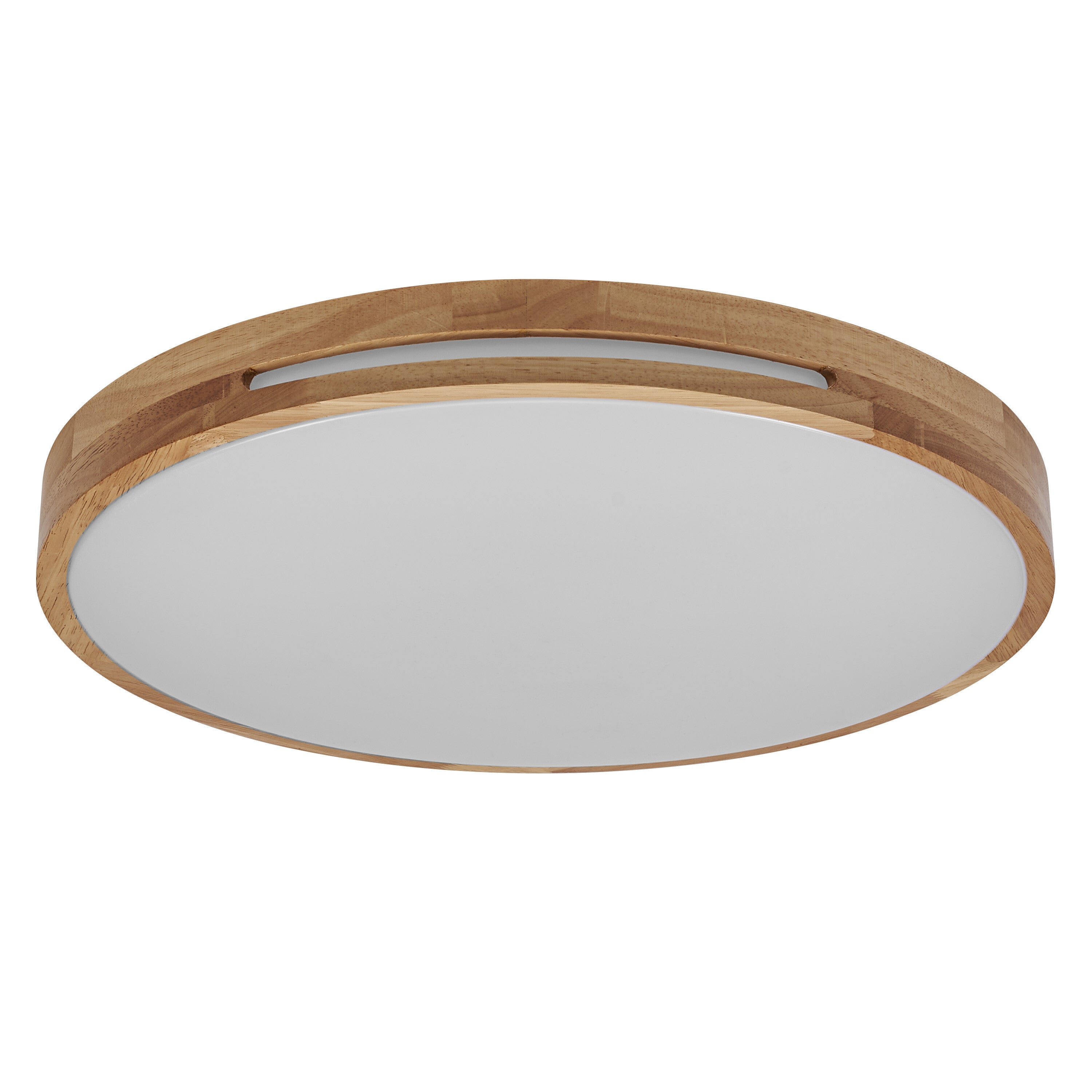 OSRAM ORBIS Woodburry LED wall/ceiling light with wood decor, 36 W ...
