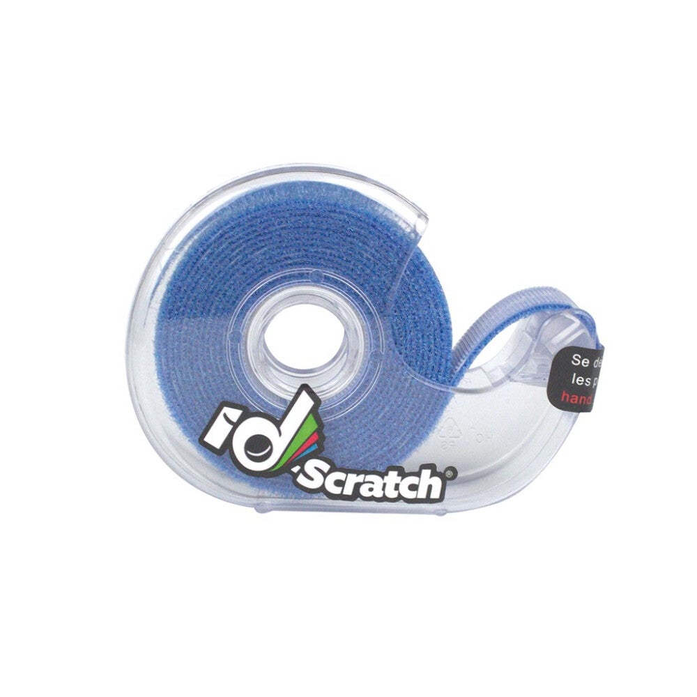 Bande velcro - bobine 2m x 2cm - couleur bleue | Leroy Merlin
