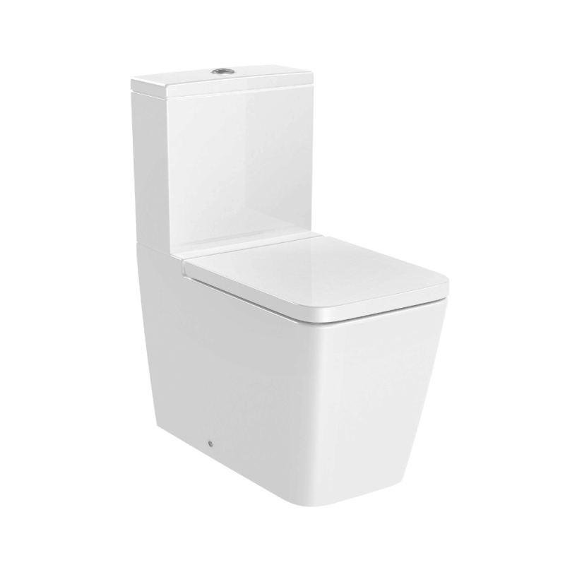 Cuvette WC à poser sans bride sortie réversible ROCA Ona avec abattant ...