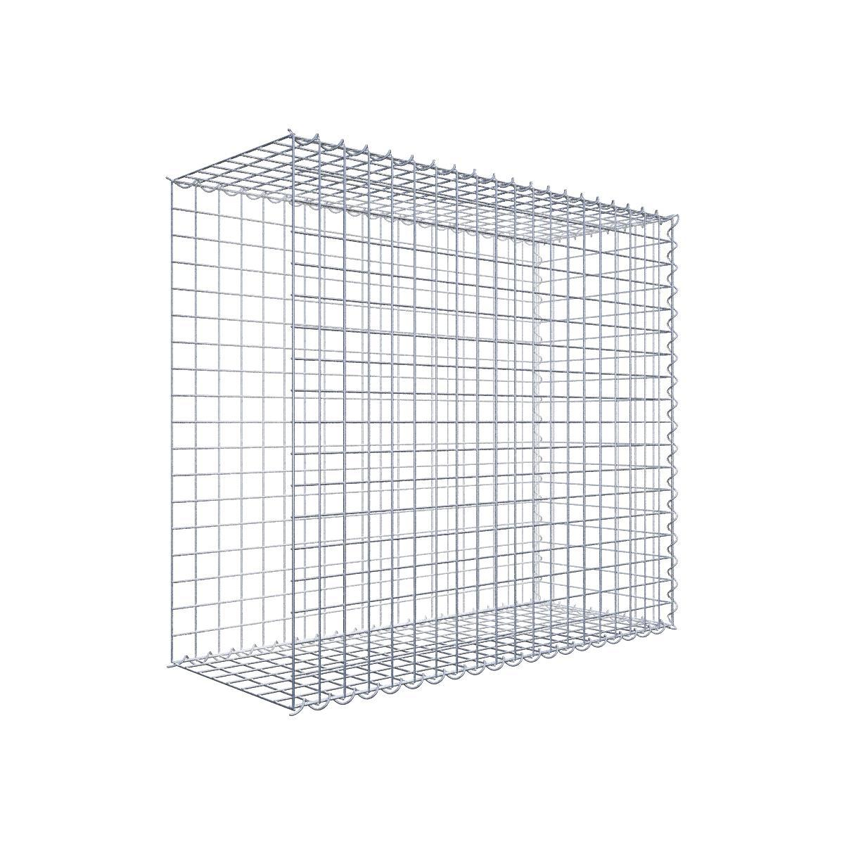 Gabiona Gabion à Monter En Longueur 100 Cm X 90 Cm X 40 Cm L X H X P Maille 5 X 5 Cm