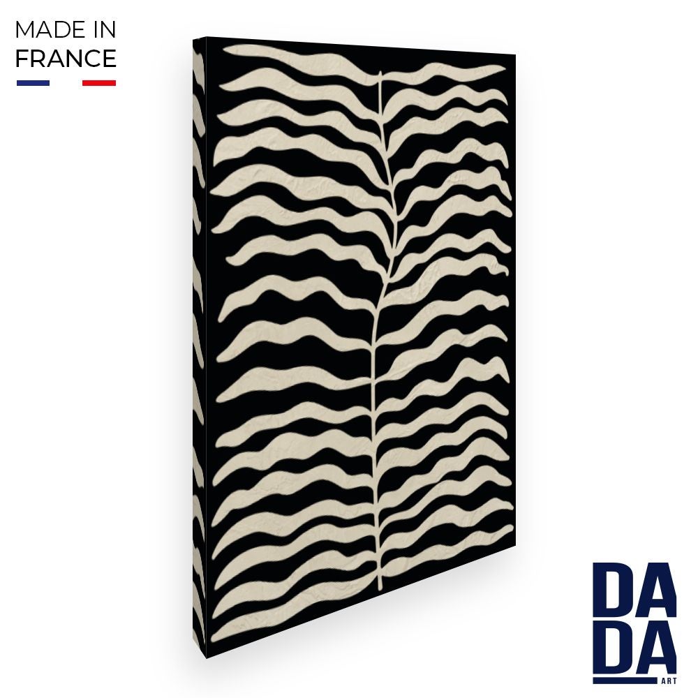 Toile Feuille ondulée / 60x90cm / Fabriqué en France / DADA ART | Leroy ...