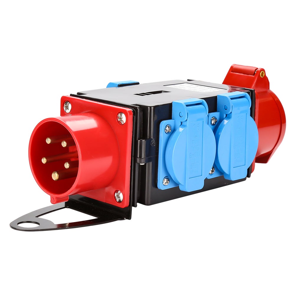 Distribuidor del distribuidor actual para el sitio 1 x CEE 400V / 16A 3 ...