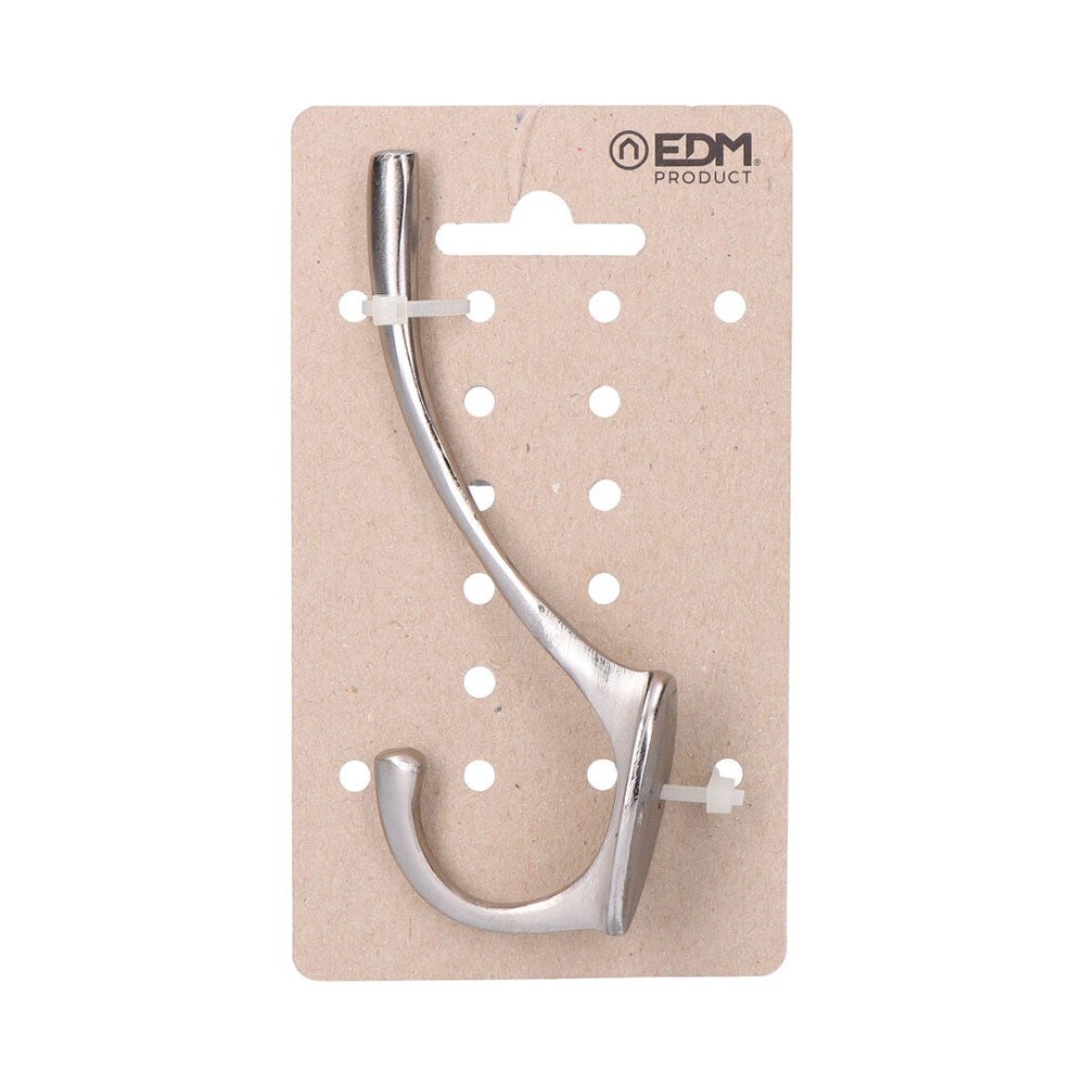 Colgador laton niquel mate en cartón colgante edm | Leroy Merlin