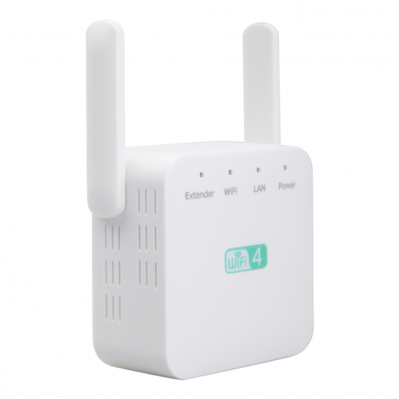 Répéteur WiFi 300 Mbps 2,4 Go, 1 port réseau RJ45, amplificateur de ...