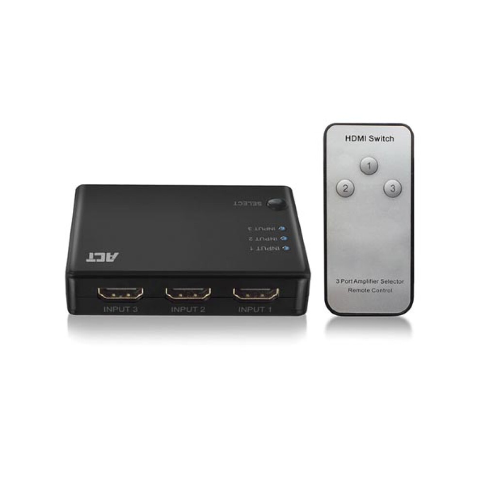 Commutateur HDMI 4K 3 ports, affichez 3 sources HDMI sur un seul moniteur. | Leroy Merlin