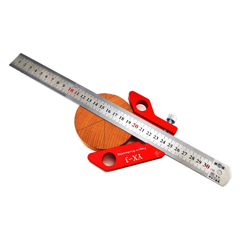 Centerline Ruler, 45/90 Degree, Aluminum Alloy Carpenter's Ruler ...