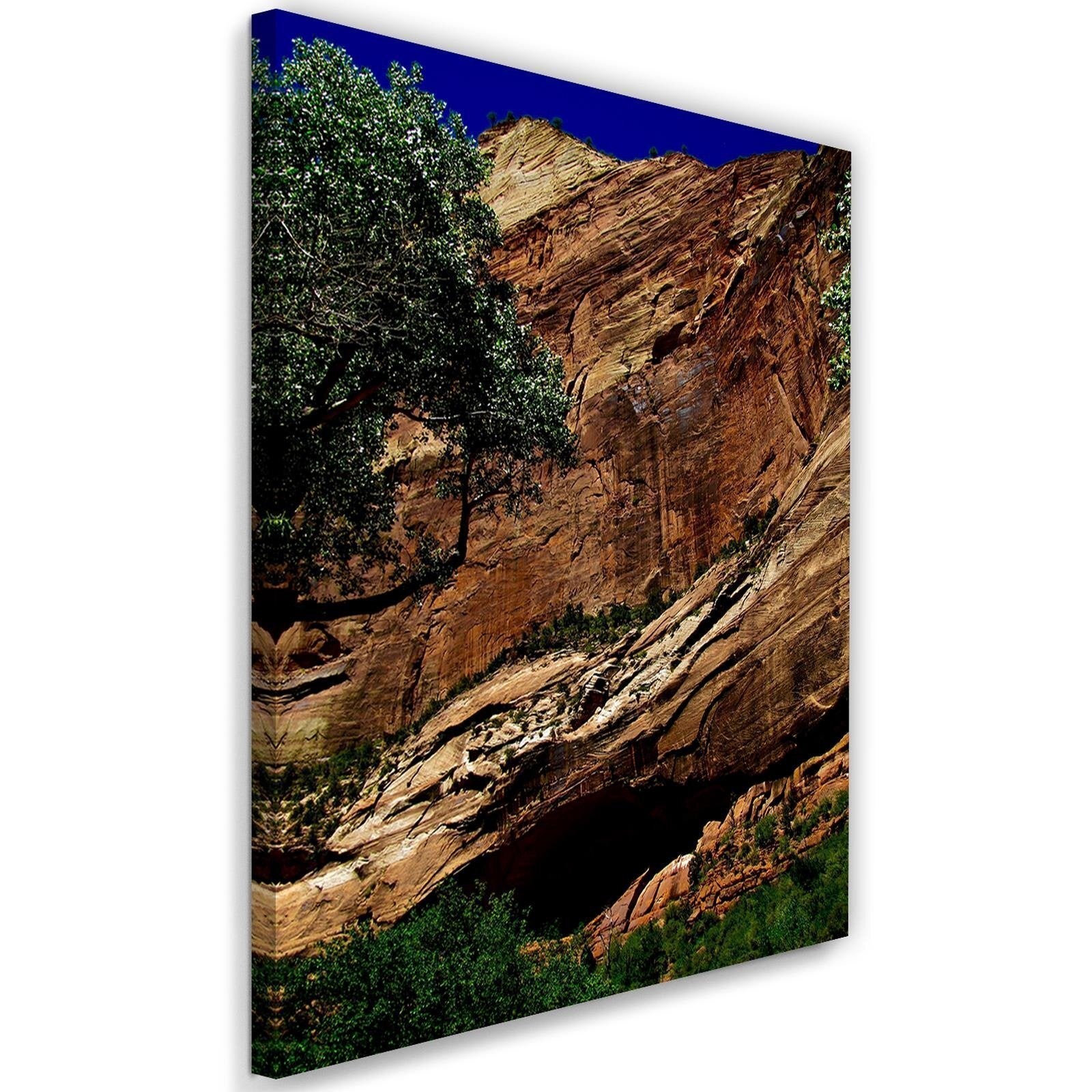 Tableau paysage rocheux - 60 x 90 cm | Leroy Merlin