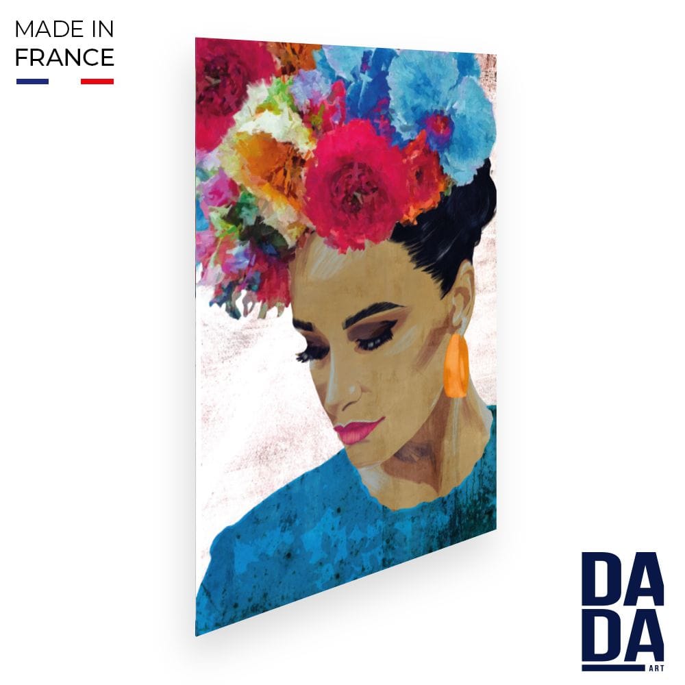 Affiche Fleur Exubérante 50x70cm Fabriqué En France Dada Art
