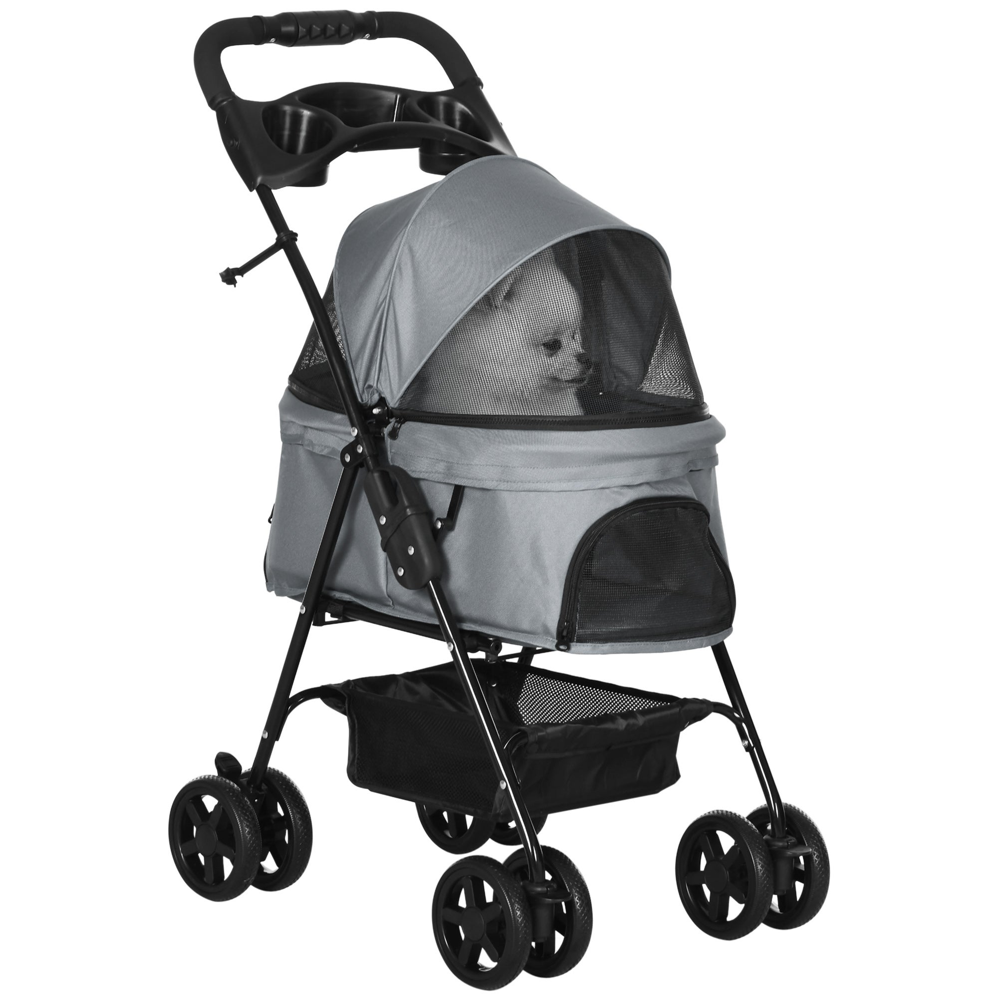 Poussette buggy Acier PawHut | Leroy Merlin