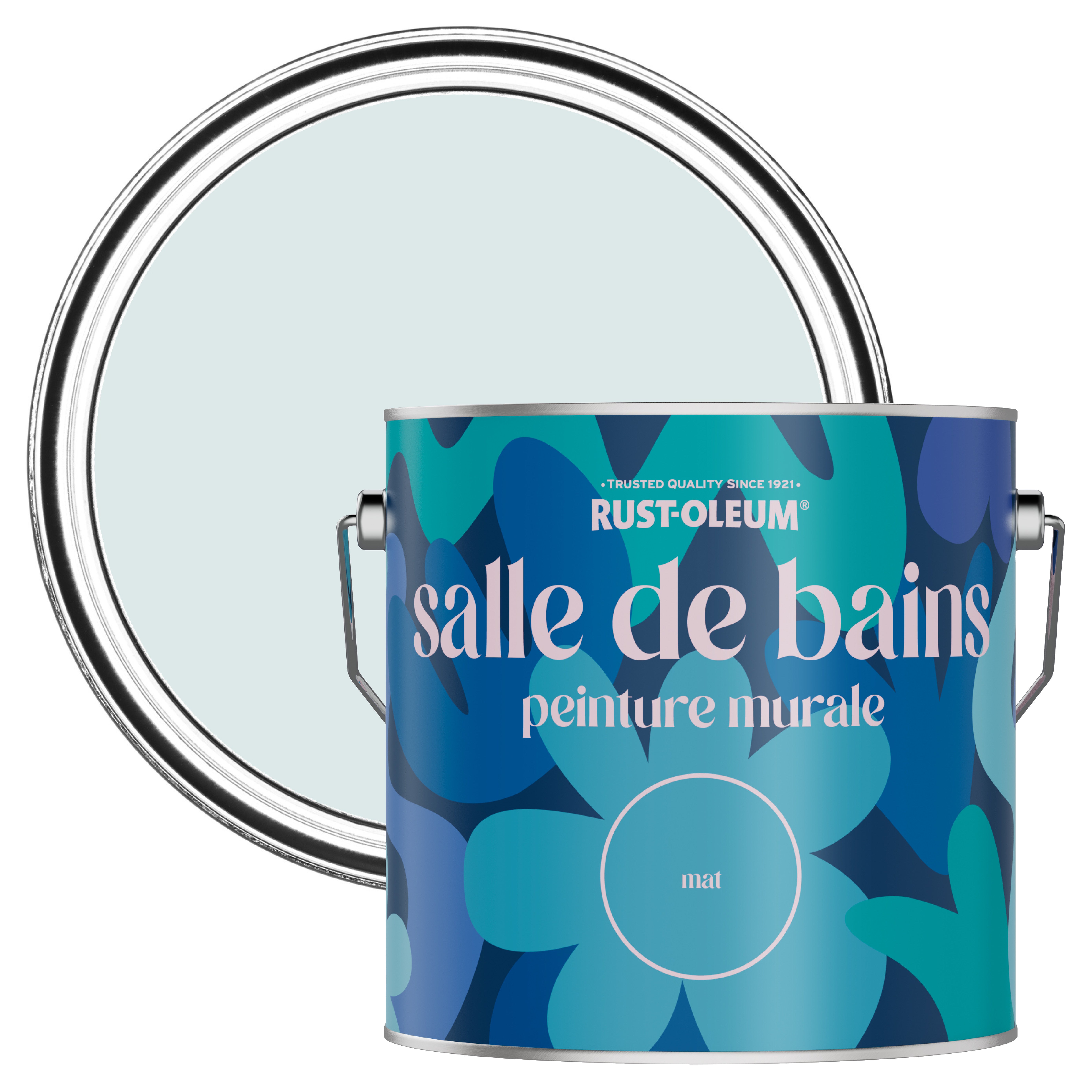Rust-Oleum Peinture pour Murs de Salle de Bains, Mate - Marcella 2,5 L ...