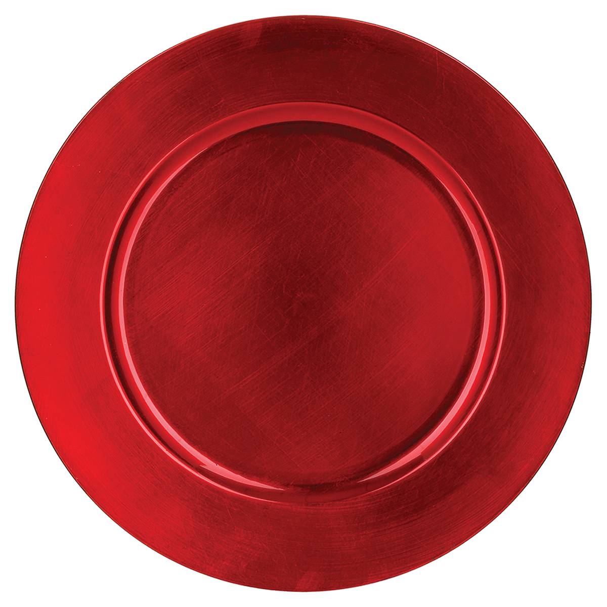Assiette De Présentation "colorama De Noël" D33cm Rouge Rouge ...