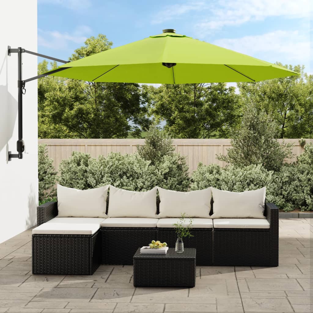 Maison Exclusive - Parasol mural pomme verte 290 cm | Leroy Merlin