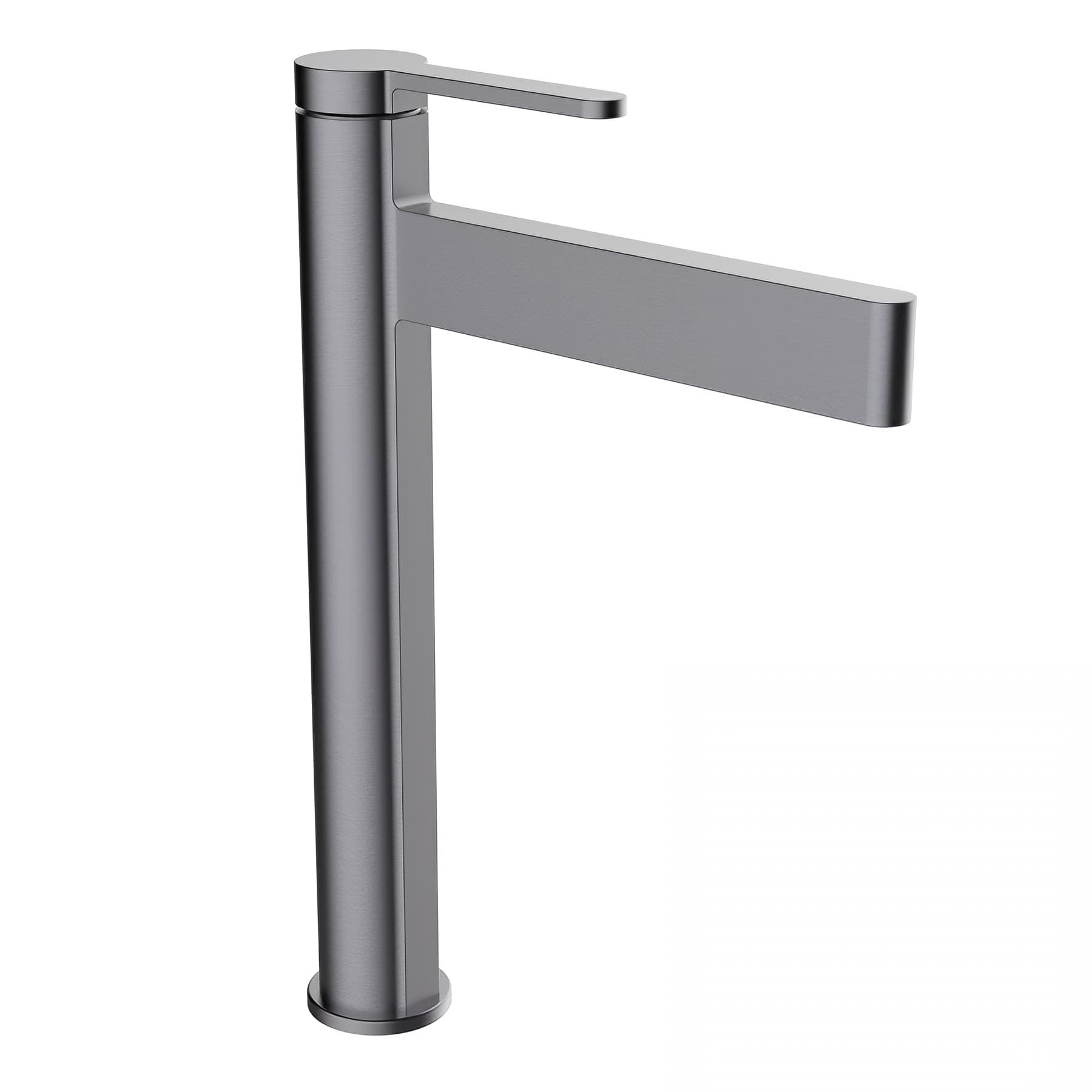 Mitigeur lavabo CLEVER Gamme PRO 225 débit éco 5L mn couleur GUN METAL ...