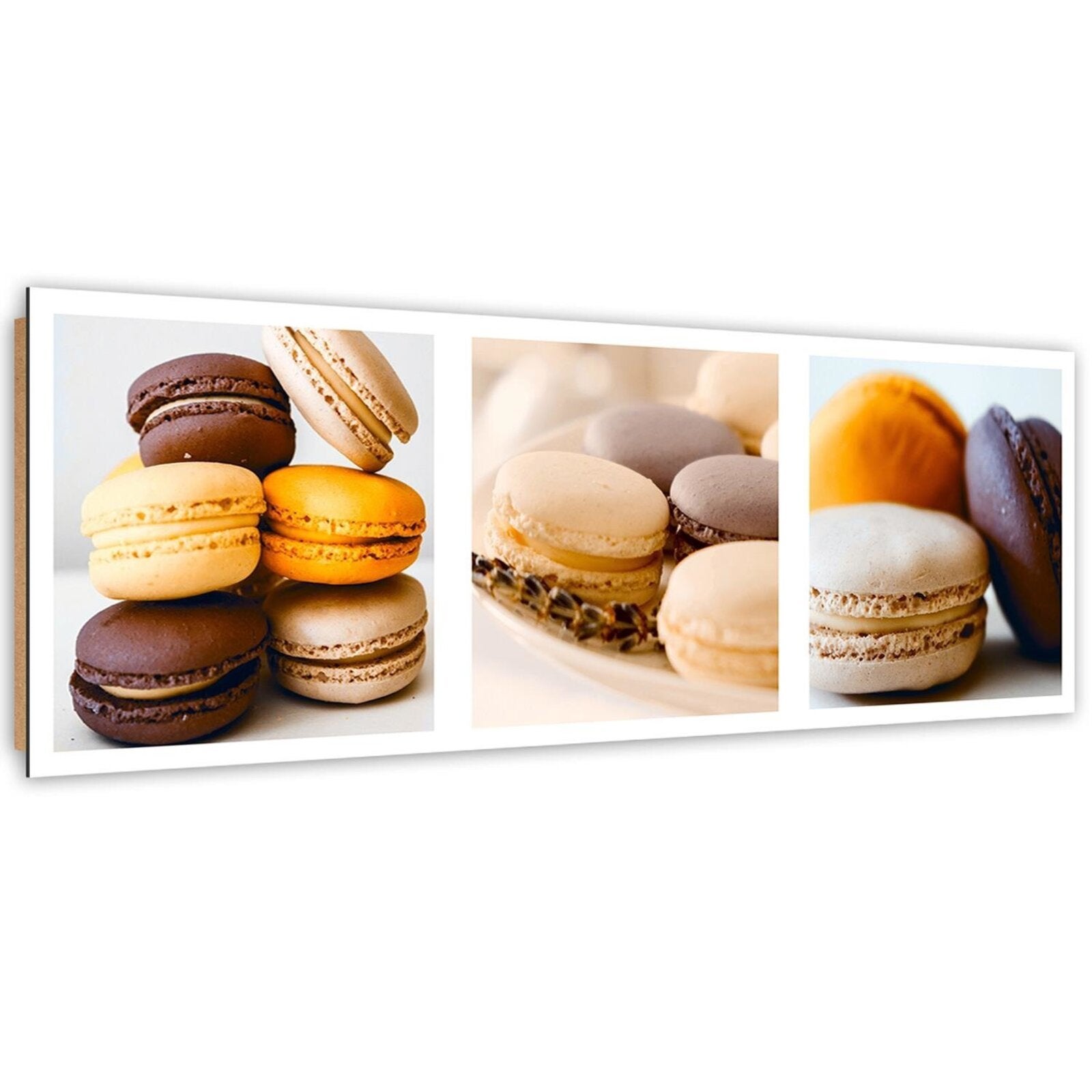 Tableau macarons dessert bois - 90 x 30 cm | Leroy Merlin